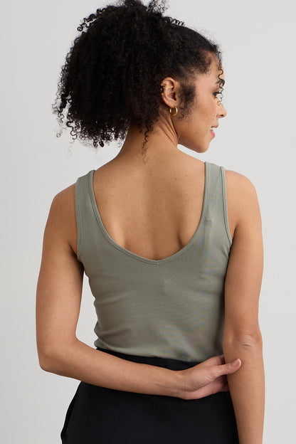 Women's Reversible Tank Top | 2 in 1 Tank Top | Fair Indigo